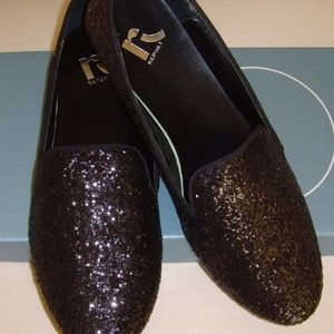 Report | Shoes | Report New Black Glitter Flats 75 | Poshmark
